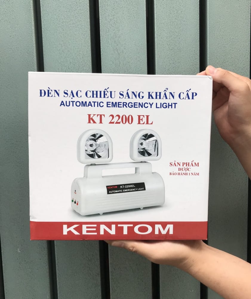 Đèn chiếu sáng sự cố Kentom KT2200EL (Tem PCCC) - PCCC Song Việt