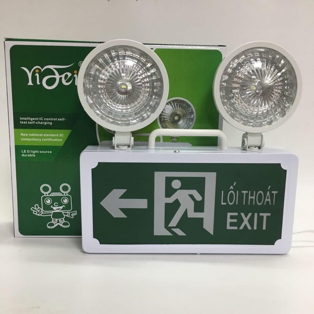 Đèn sự cố kết hợp Exit - PCCC Song Việt